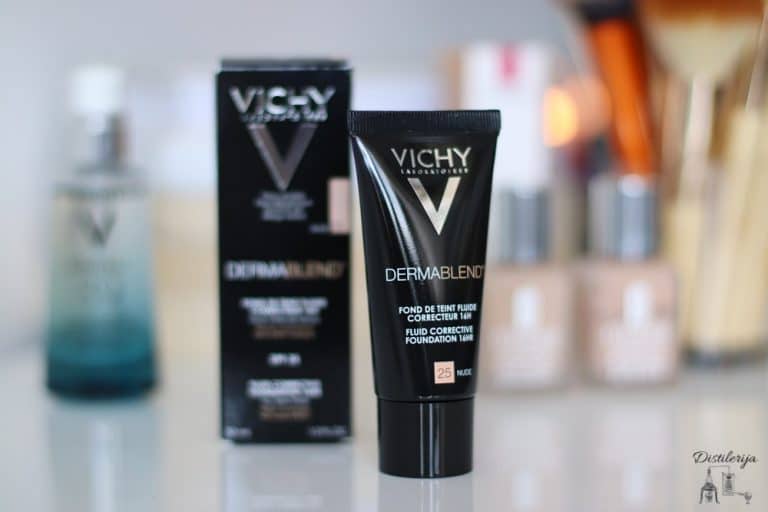 Recenzija – Vichy Dermablend puder 16h (Korektivni tekući puder ...